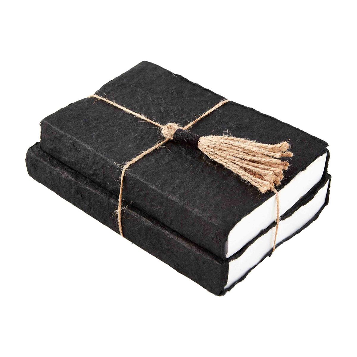 BLACK BOOK STACK DECOR – Montana Rustic Accents