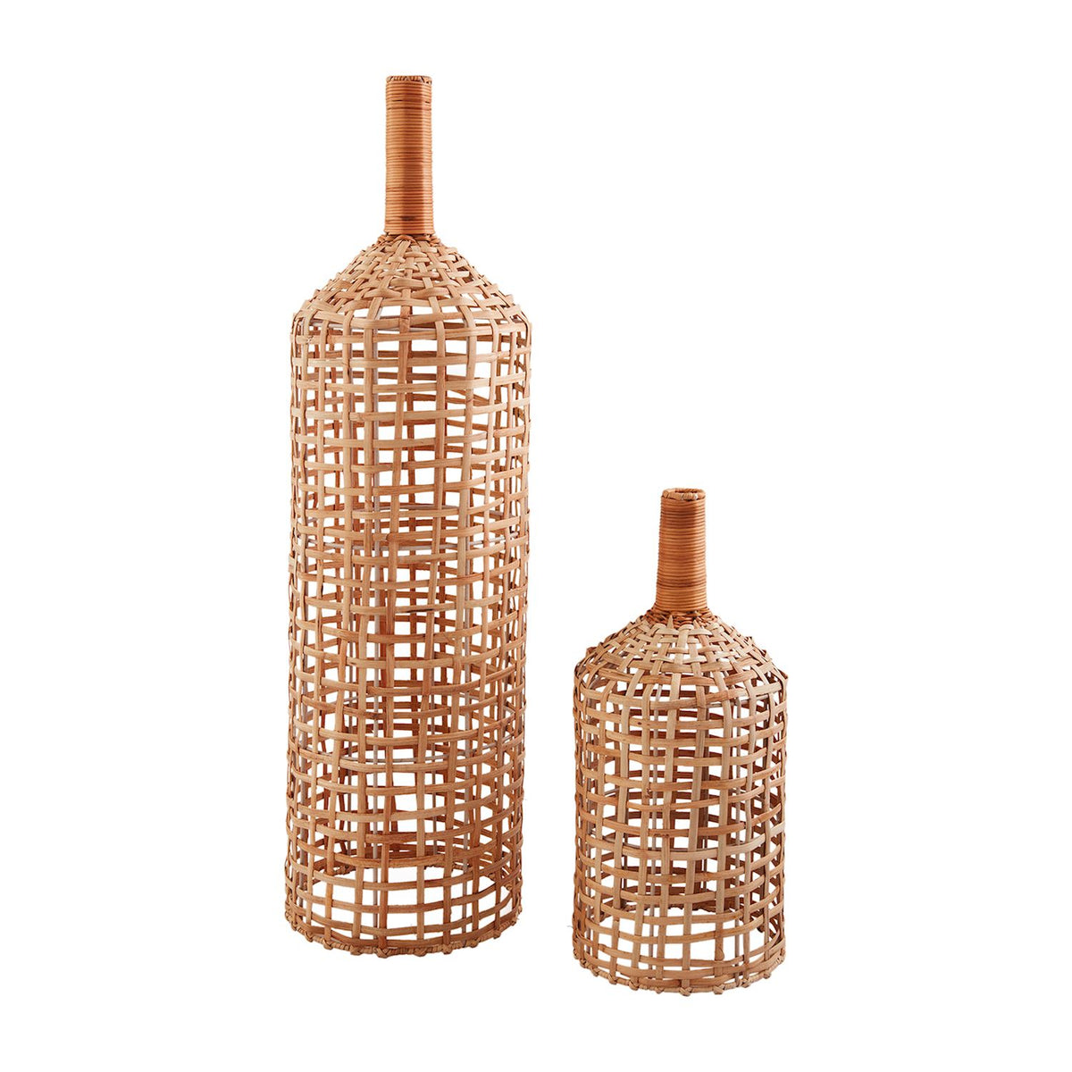 FLARED RESIN BASKET WEAVE VASE – Montana Rustic Accents