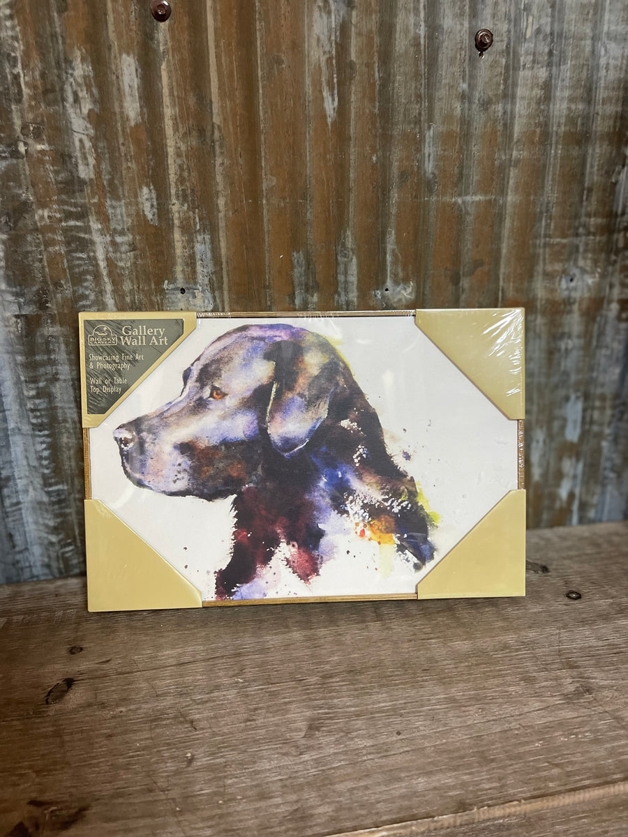 Always Faithful Black Lab Wall Art – Montana Rustic Accents