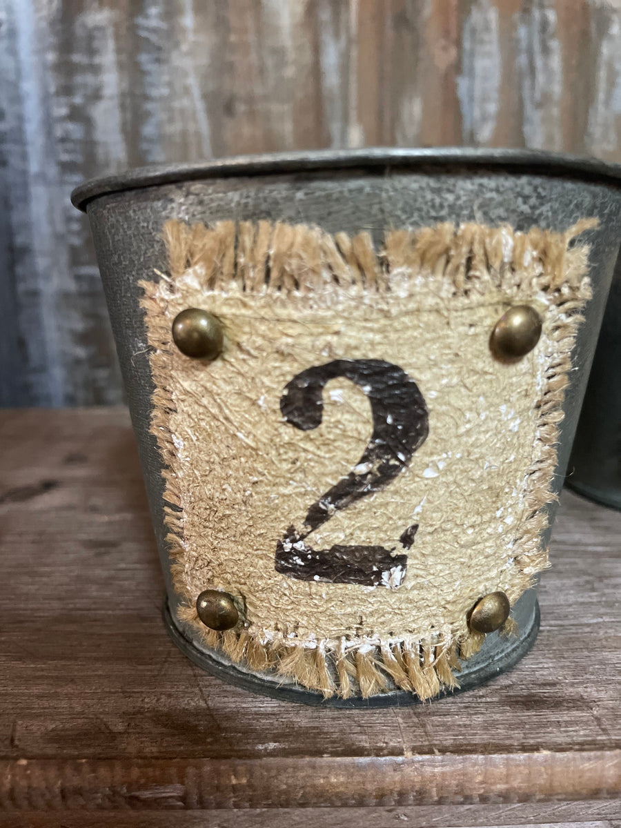 Number Bucket – Montana Rustic Accents