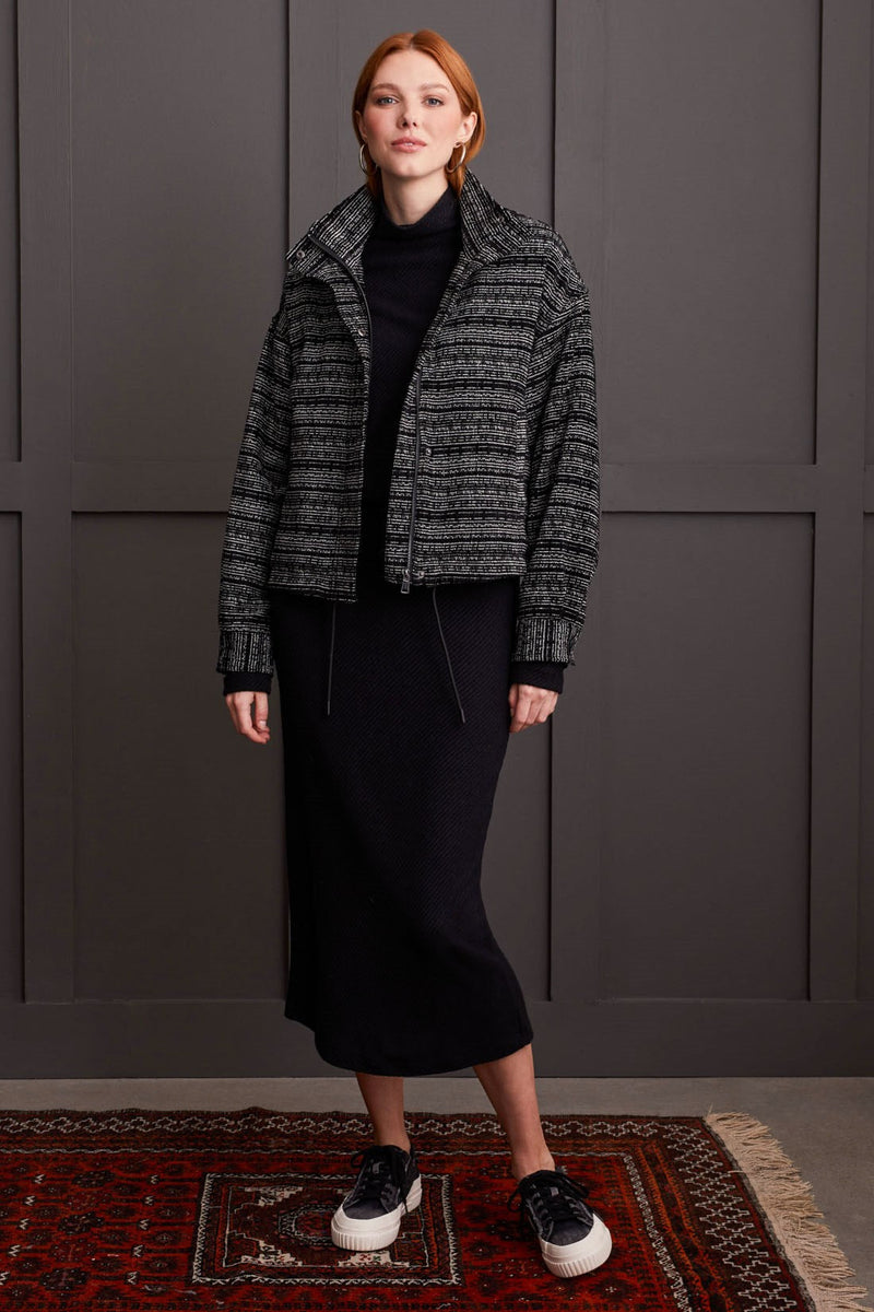 WOVEN CHENILLE YARN DYE JACKET WITH WAIST DRAWCORD – Montana Rustic Accents