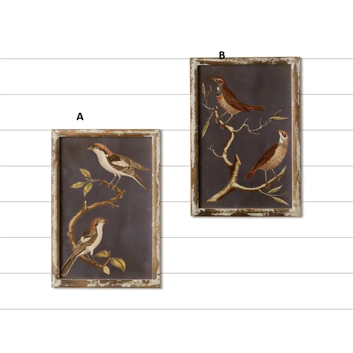Framed Prints - Birds On Branches 2 Style Options – Montana Rustic Accents