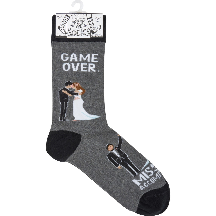 Game Over Mission Accomplished Socks – Montana Rustic Accents