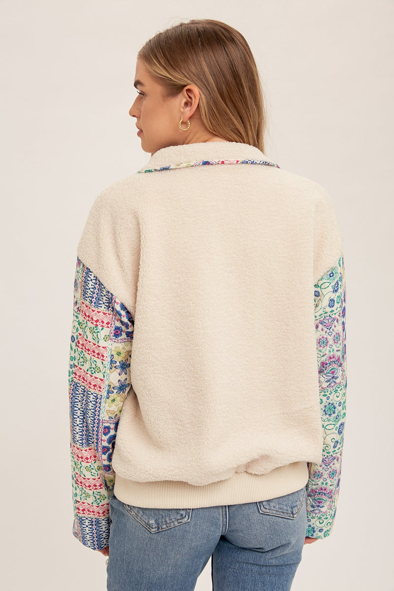 Hem And Thread Quilted Print Jacket – Montana Rustic Accents