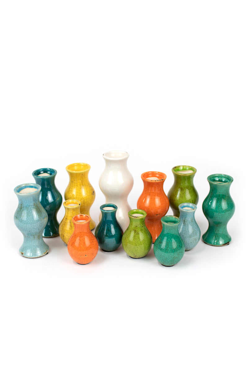 Multi-Colored Ceramic Vases – Montana Rustic Accents