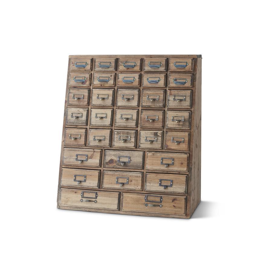 Wall Hanging Postal Sorter Cabinet with Slanted Front – Montana Rustic ...