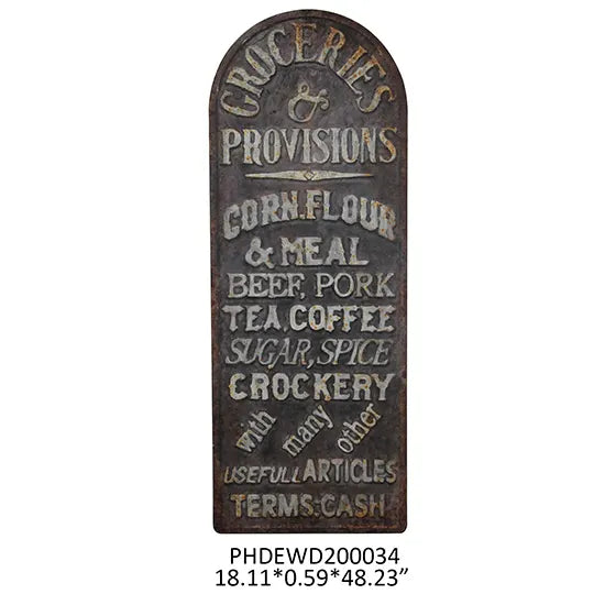 Provisions Metal Advertising Sign – Montana Rustic Accents