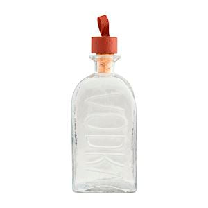 VODKA GLASS LEATHER DECANTER – Montana Rustic Accents