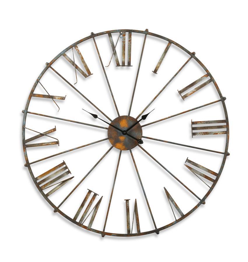 Rustic Metal Open Faced Wall Clock -Pick Up Only- – Montana Rustic Accents
