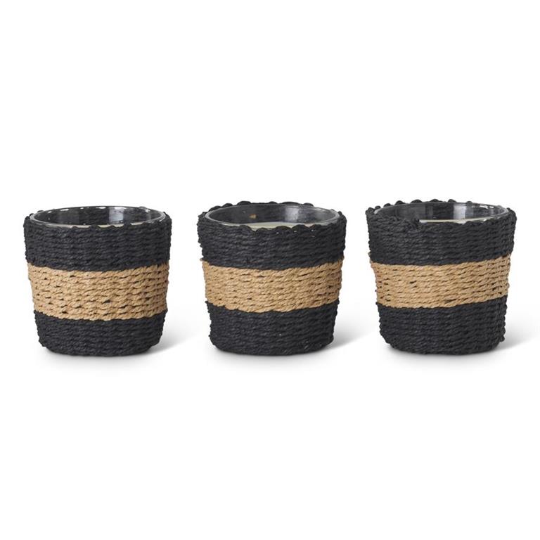 Soy Candles W/Black Wicker Sleeve - 3 scents – Montana Rustic Accents