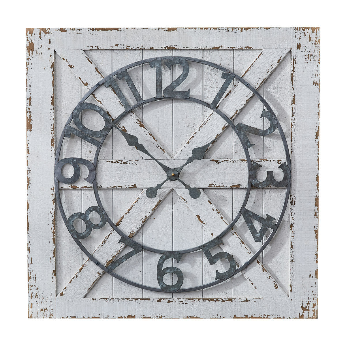 Barn Door Wall Clock – Montana Rustic Accents