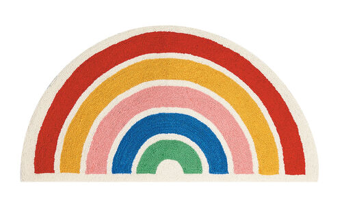 SHAPED RAINBOW HOOK RUG – Montana Rustic Accents